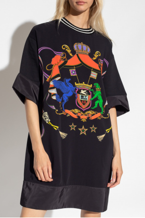 Black Dress with logo Etro - SchaferandweinerShops Japan Black Dress with logo Etro - SchaferandweinerShops Japan